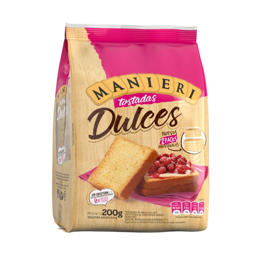 MANIERI TOSTADAS DULCES – hipermay.com